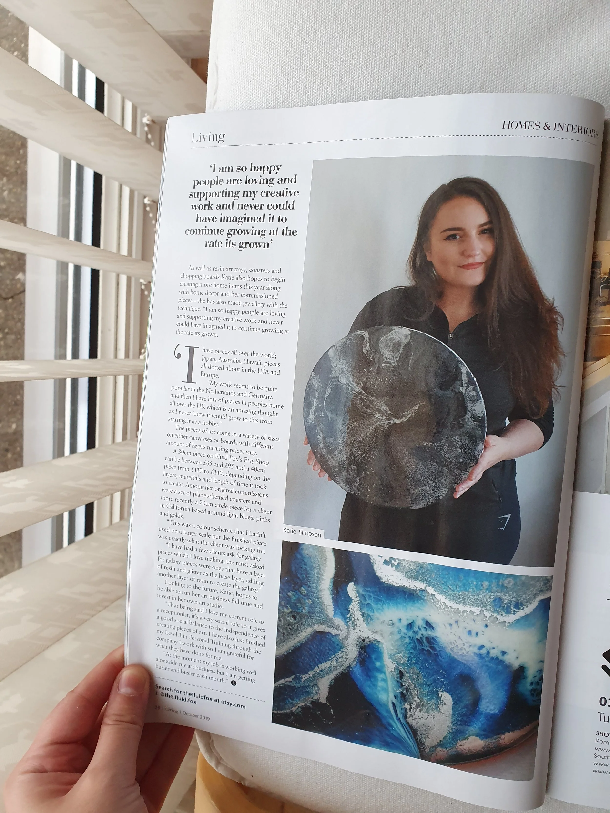 Katie Alize Art - Nature Inspired Abstract Mixed Media / Resin Artist ...