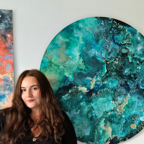 Katie Alize Art - Nature Inspired Abstract Mixed Media / Resin Artist ...