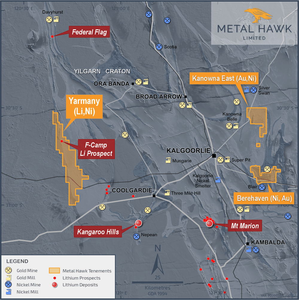 Eastern Goldfields — Metal Hawk Limited