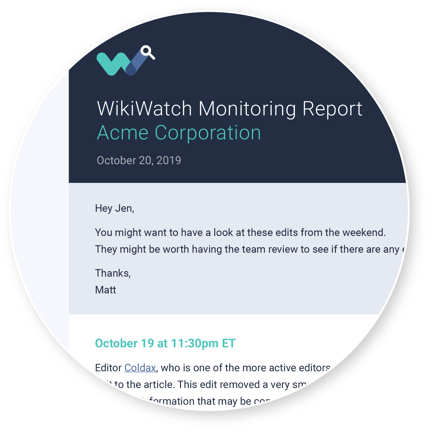 WikiWatch - Wiki Page Analytics | Monitor Your Wikipedia Page