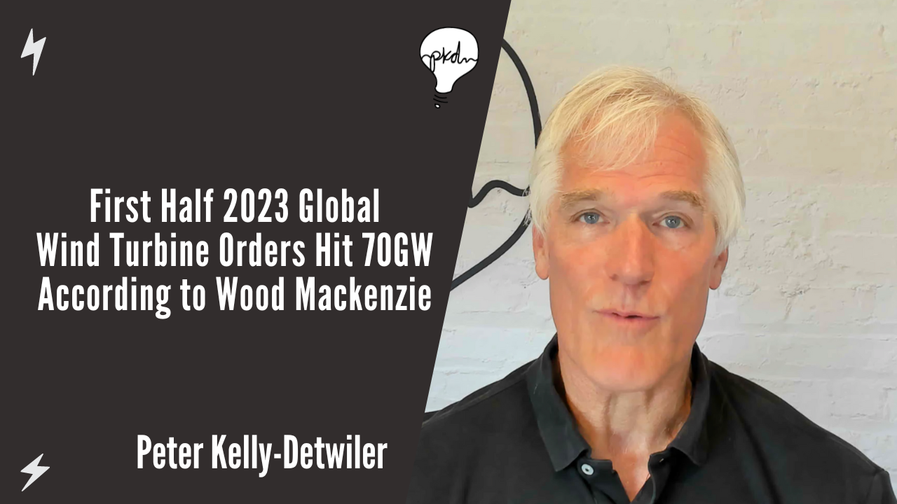 First Half 2023 Global Wind Turbine Orders Hit 70GW According to Wood ...