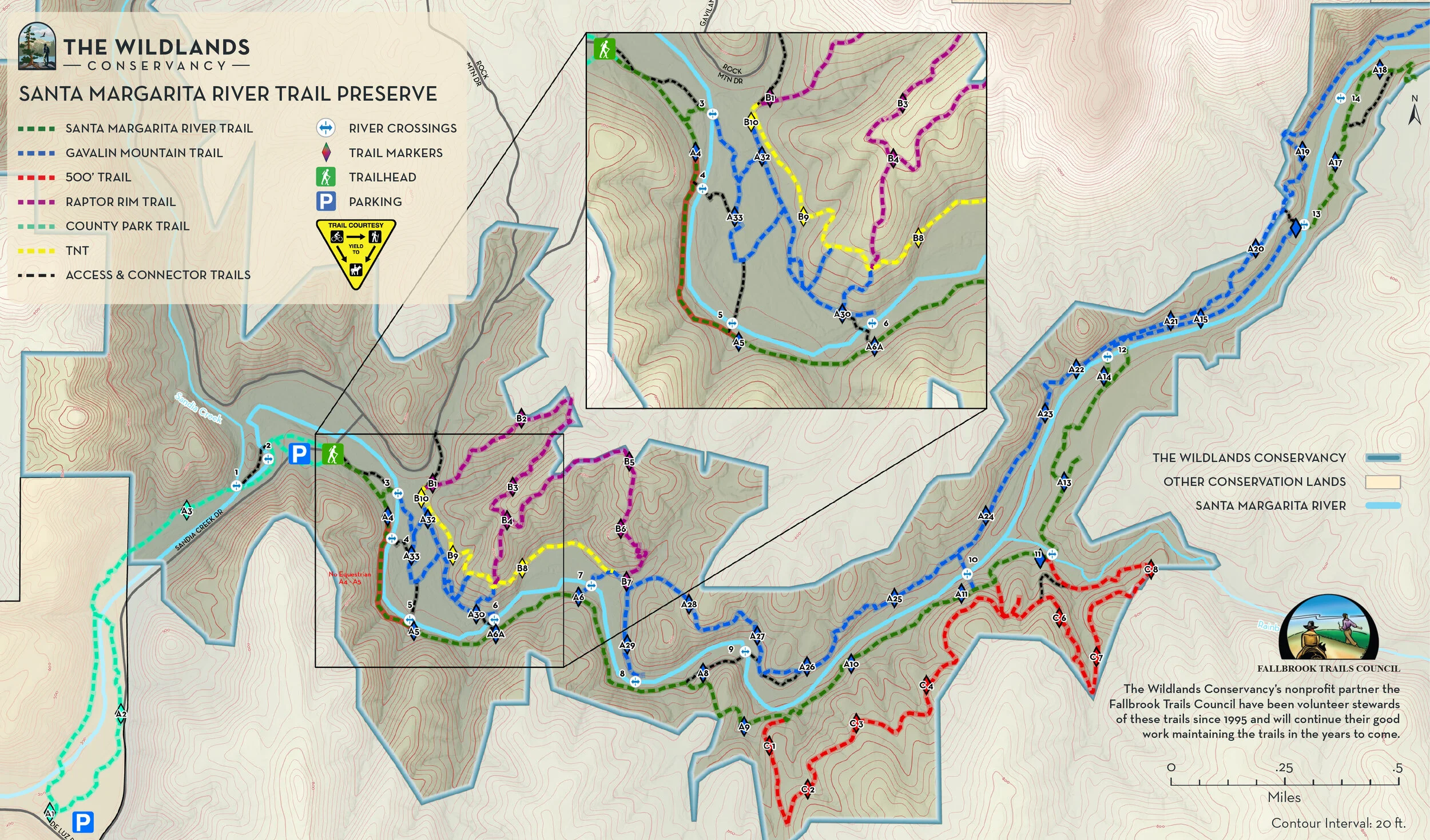 Santa Margarita River Trails Map — Fallbrook Trails Council