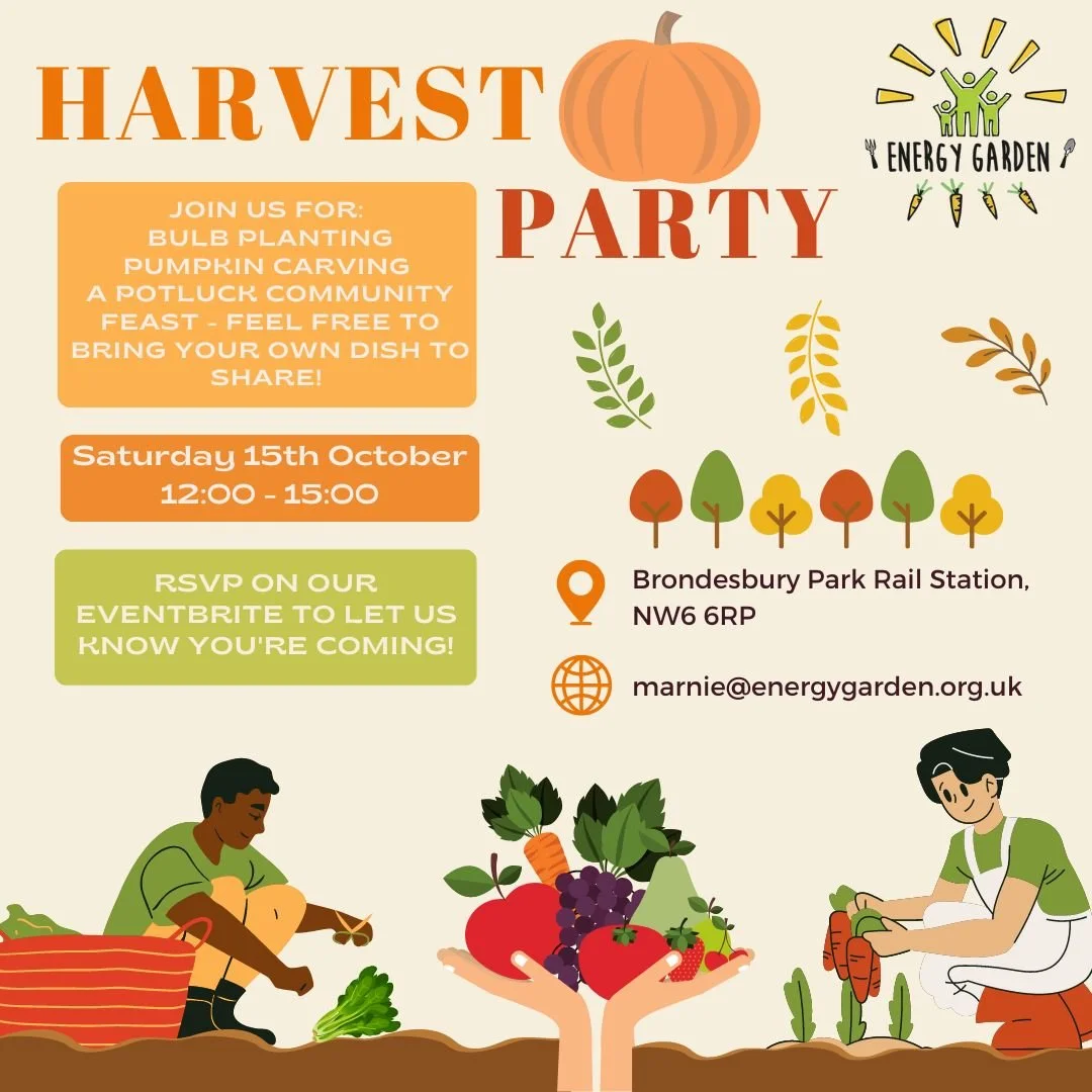 Community Garden Events on the London Overground — Energy Garden