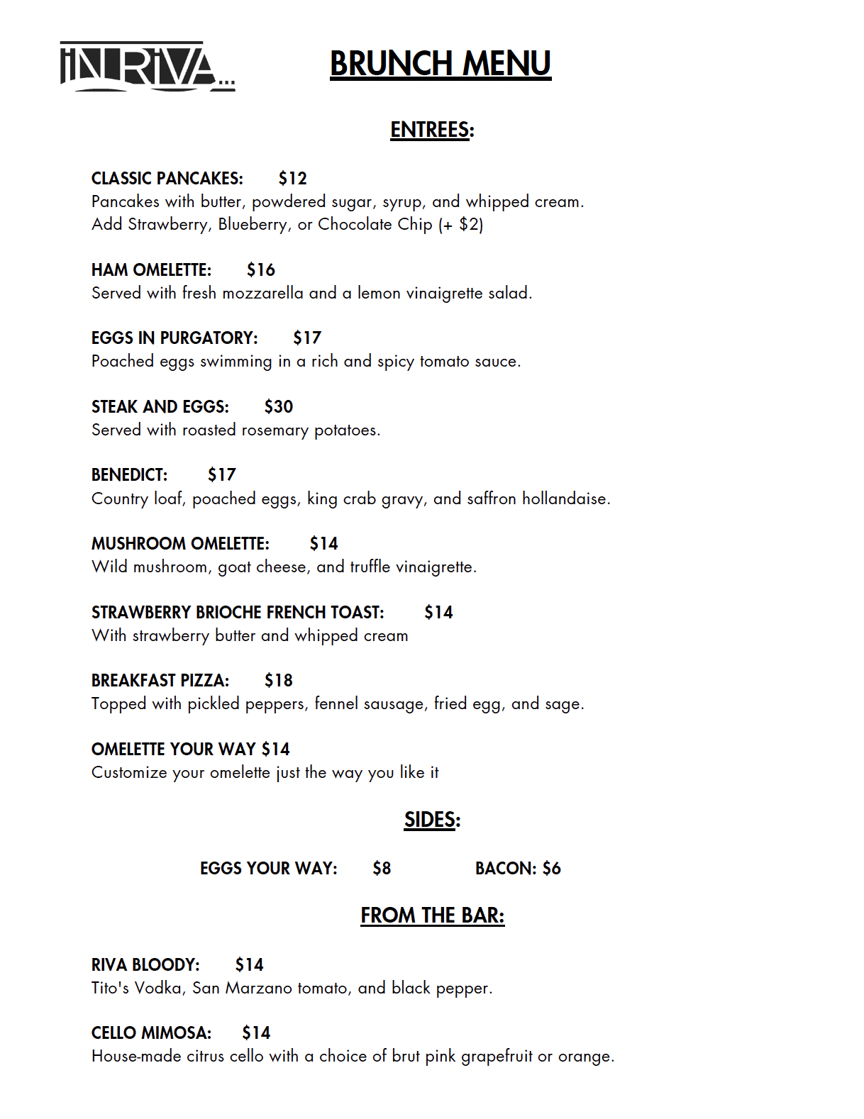 Eat — In Riva