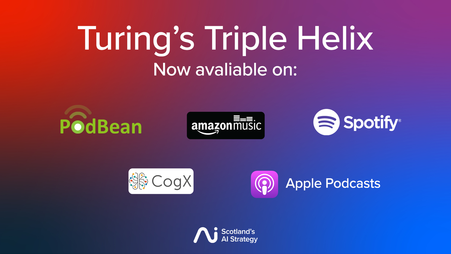 Listen to Turing's Triple Helix on your favourite platform — Scottish ...