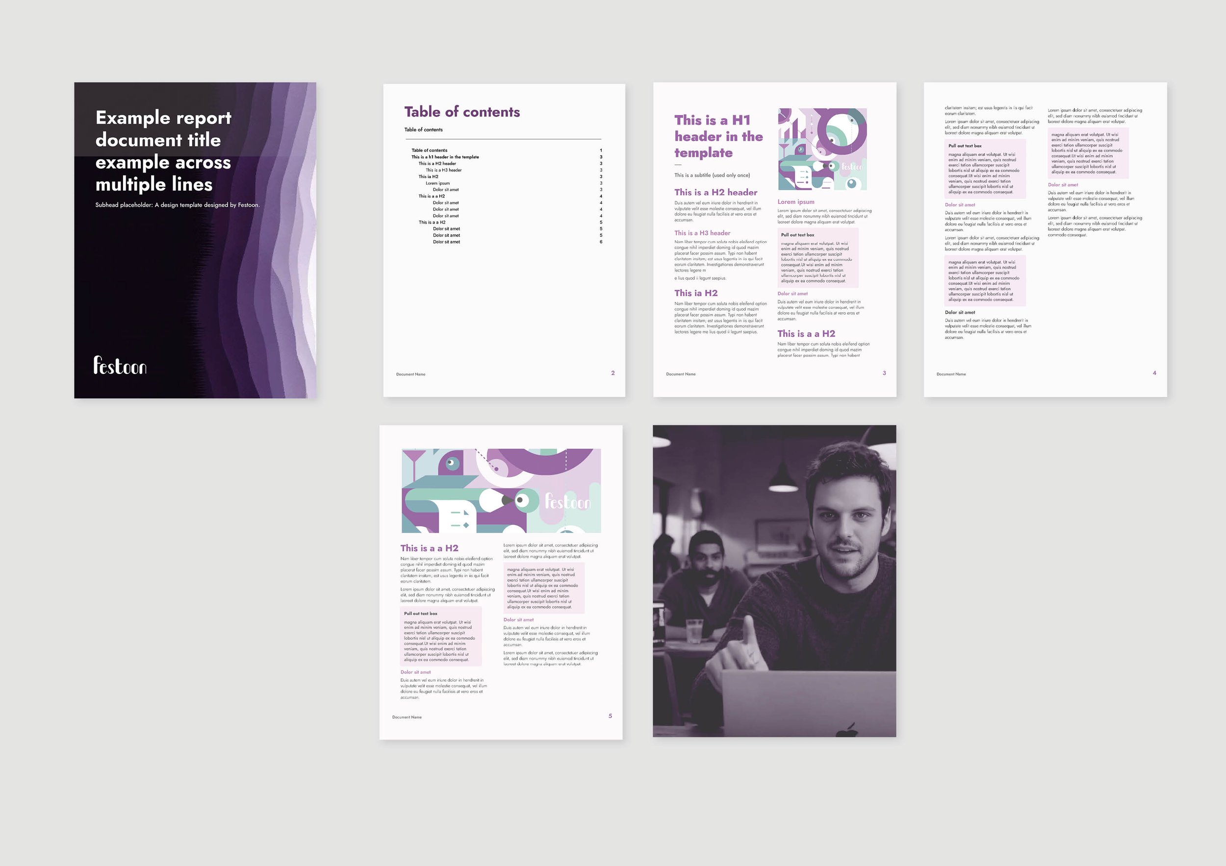 Designing reports in Google Docs — Festoon Studios