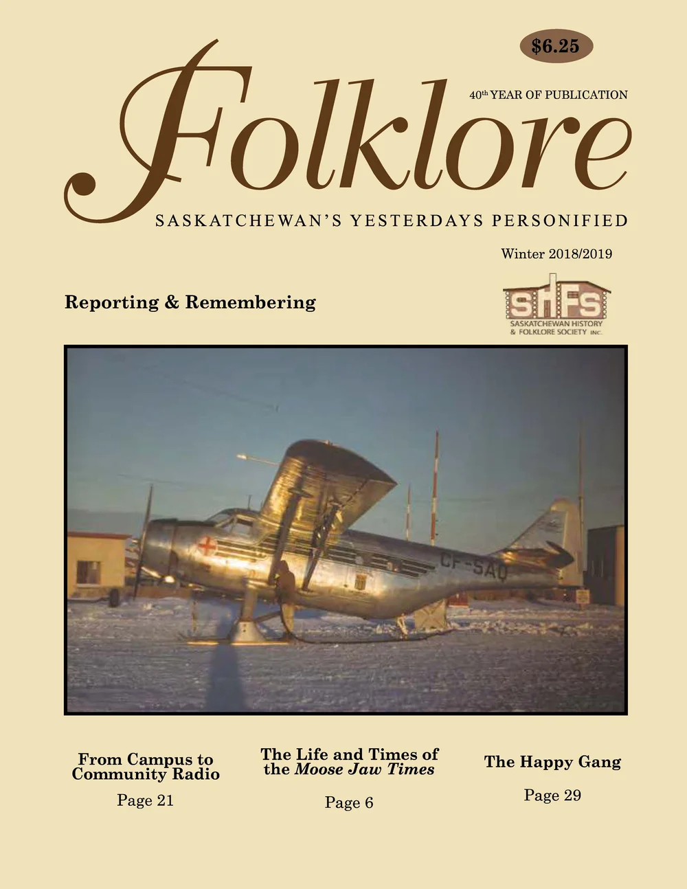 Folklore Magazine Archives — Saskatchewan History & Folklore Society