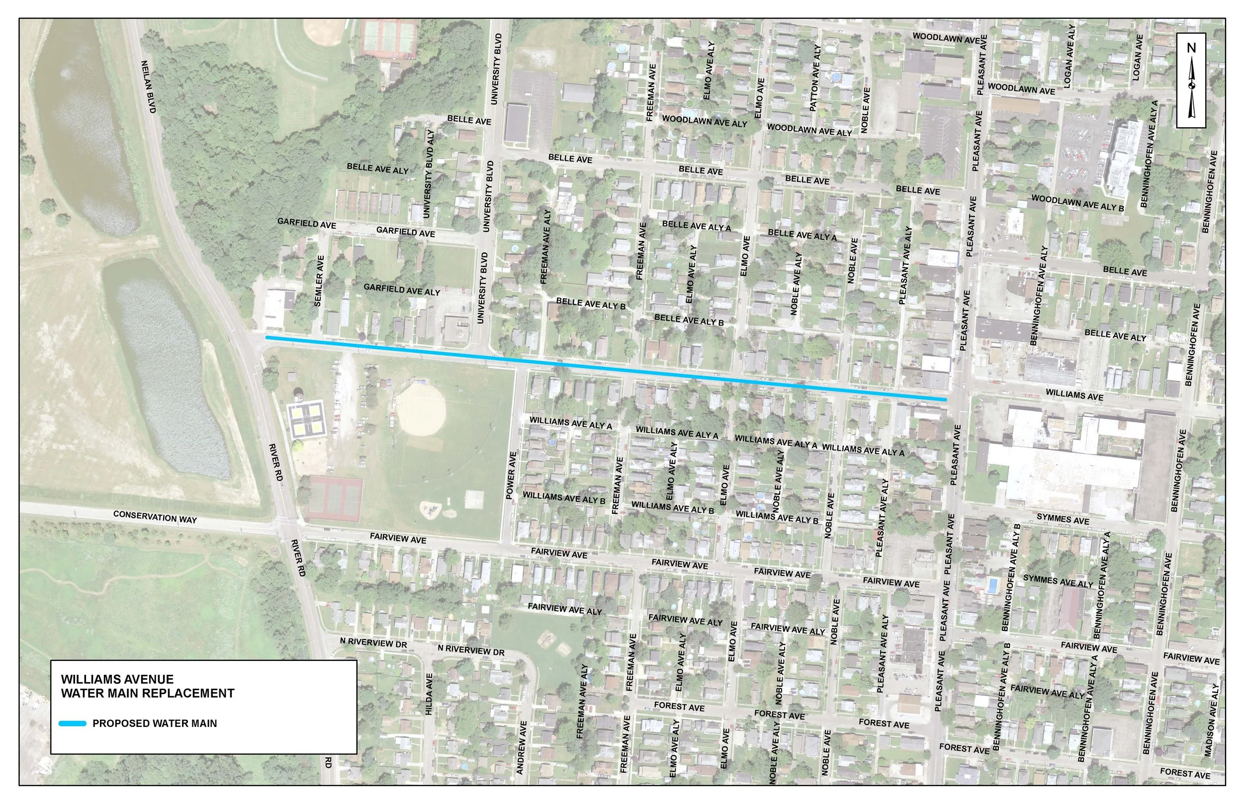 Williams Avenue Water Main Replacement — City of Hamilton, OH