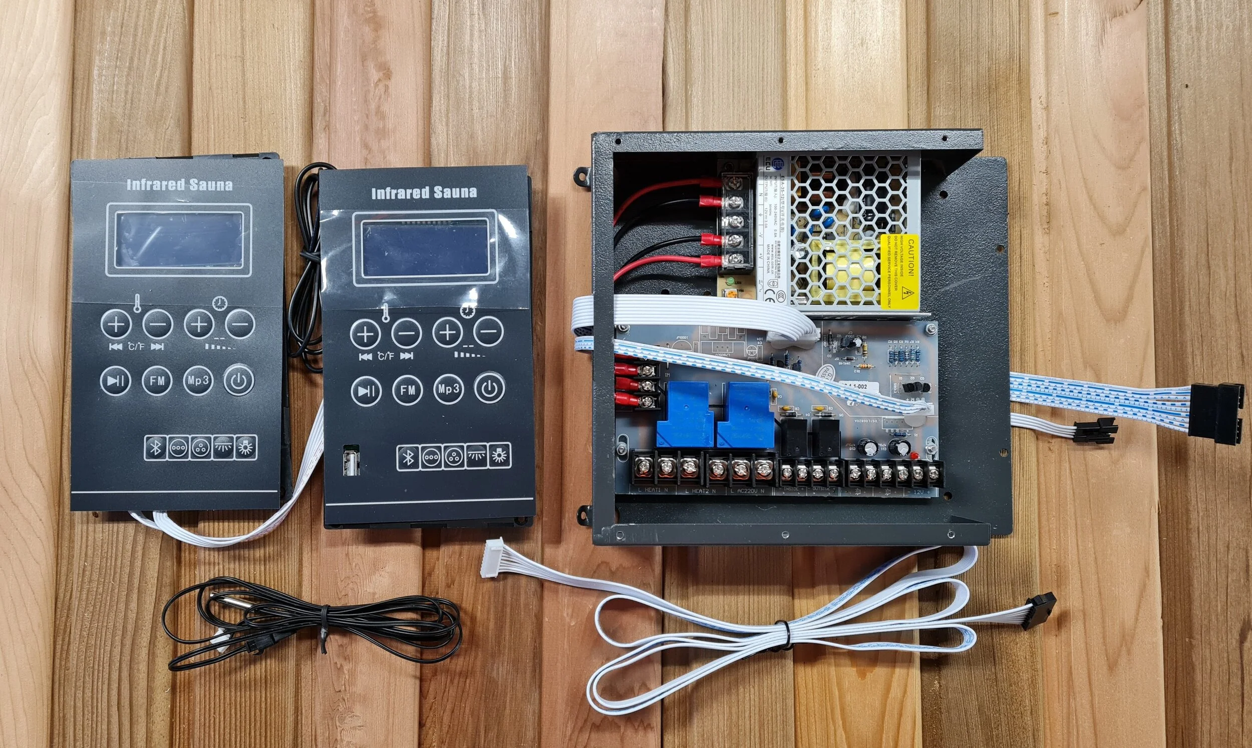 Infrared sauna controller with portrait controllers universal ...