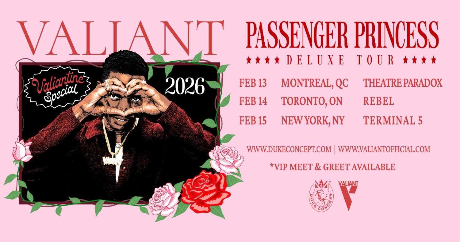 Valiant “Passenger Princess” Valentine’s Special – Montreal, Toronto ...