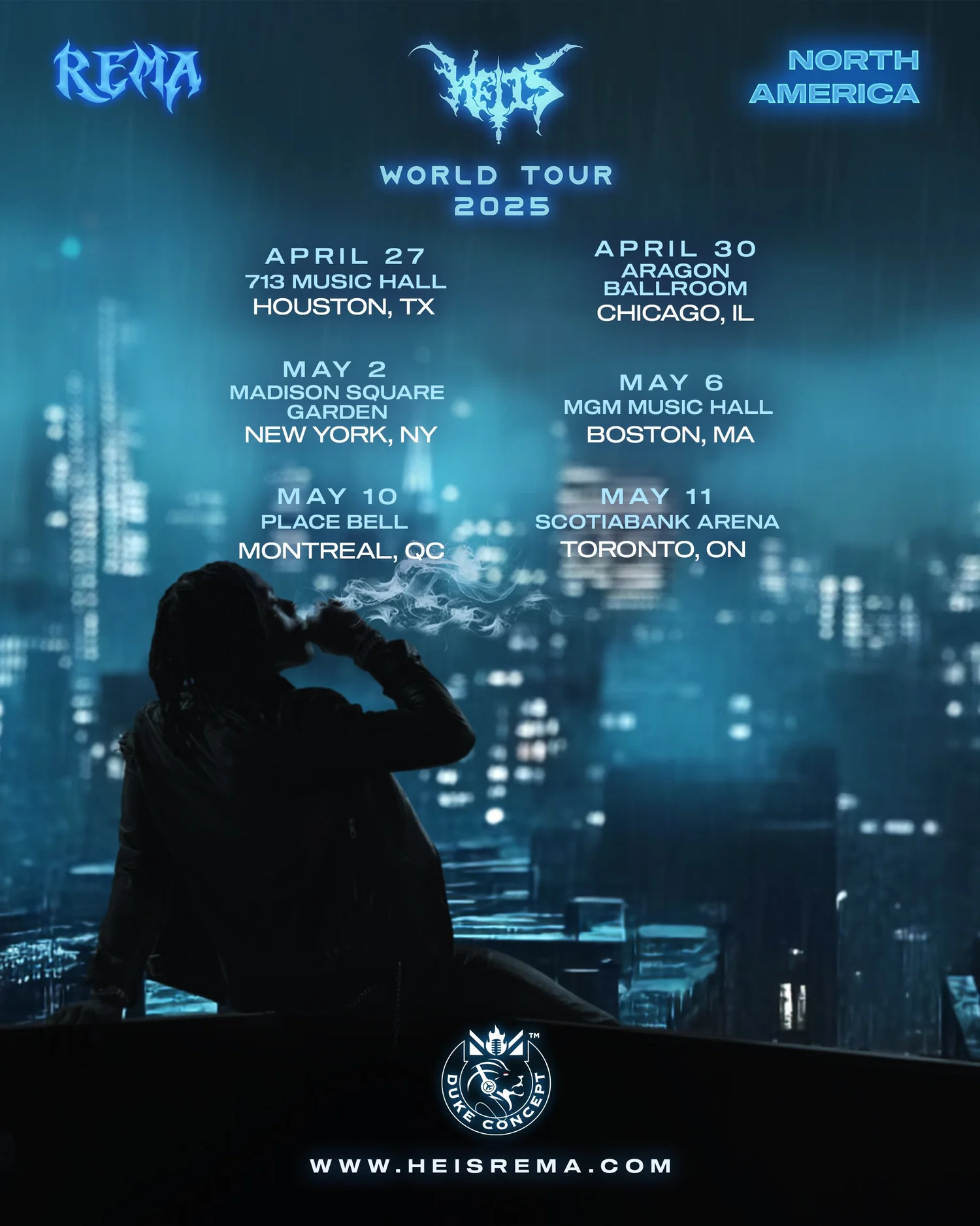 Rema | Experience Rema—Get Tickets Now — DUKE CONCEPT