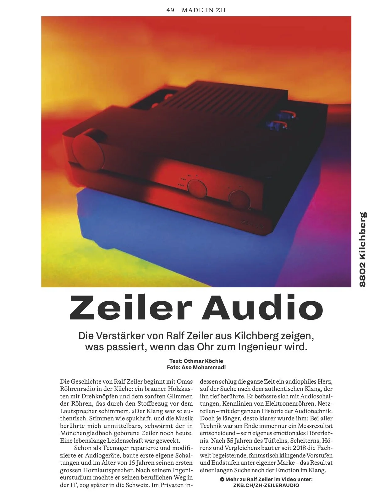 ZKB: Made in ZH — Zeiler Audio