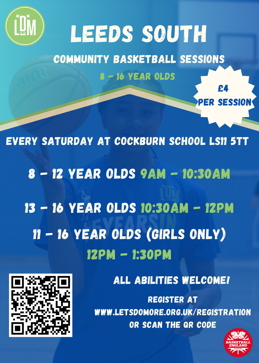 Leeds LDM Basketball Community Sessions