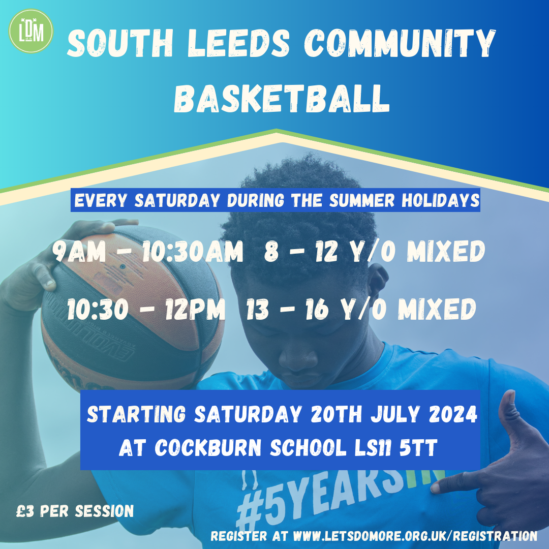 Leeds LDM Basketball Registration page