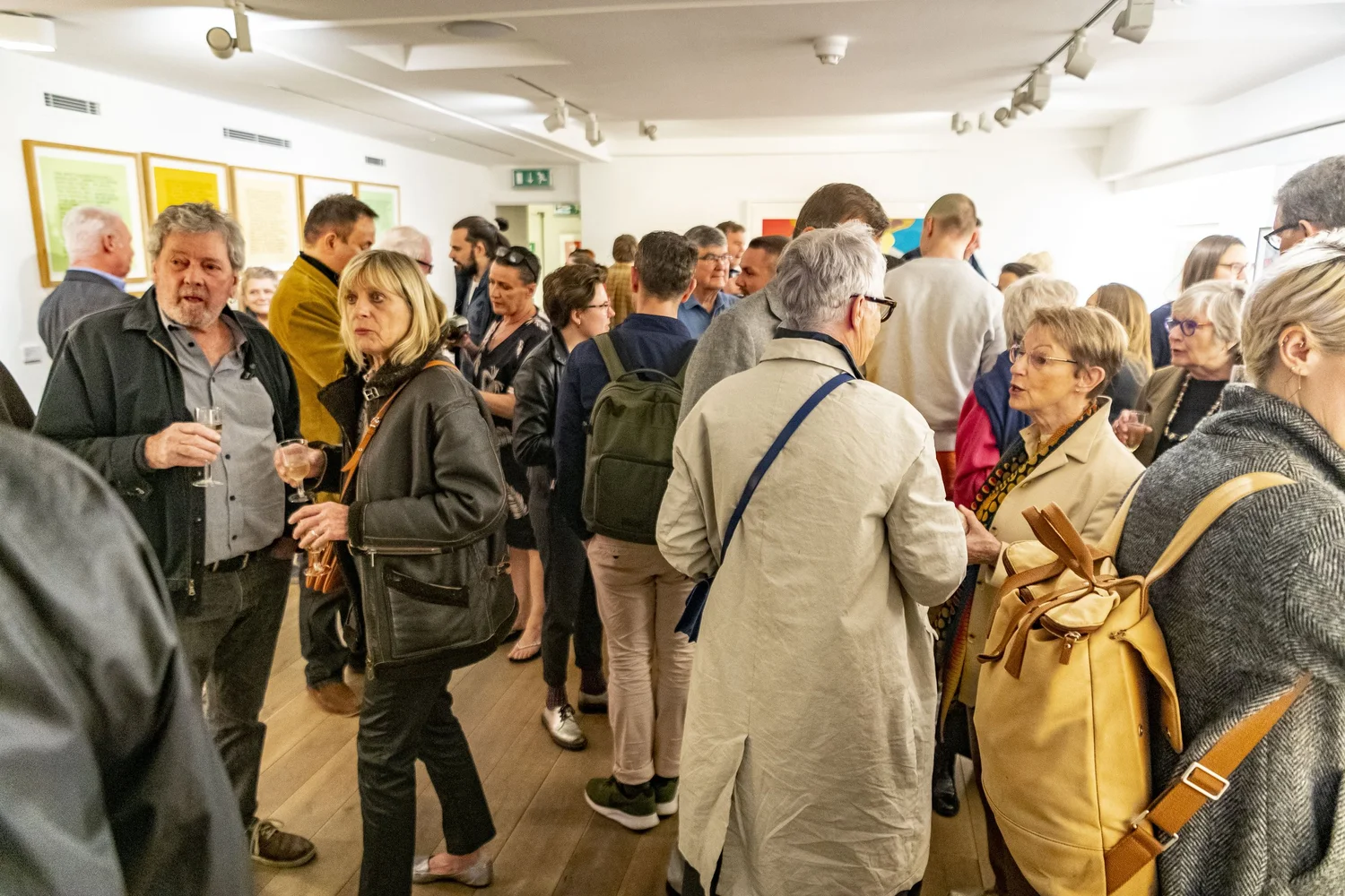 Opening night of 'SALUTE' - E.O's latest all-female exhibition ...