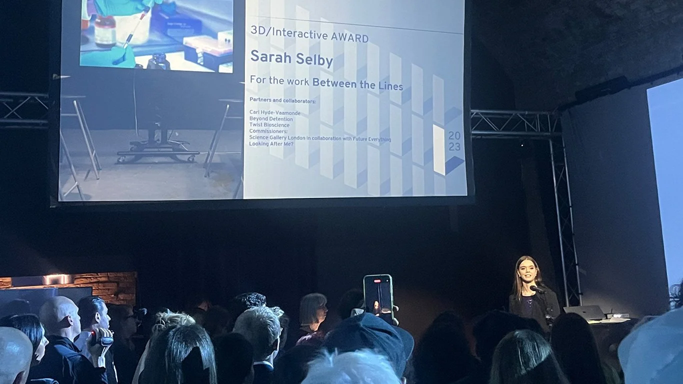 Sarah Selby wins 2023 Lumen Prize for Between the Lines — Science ...