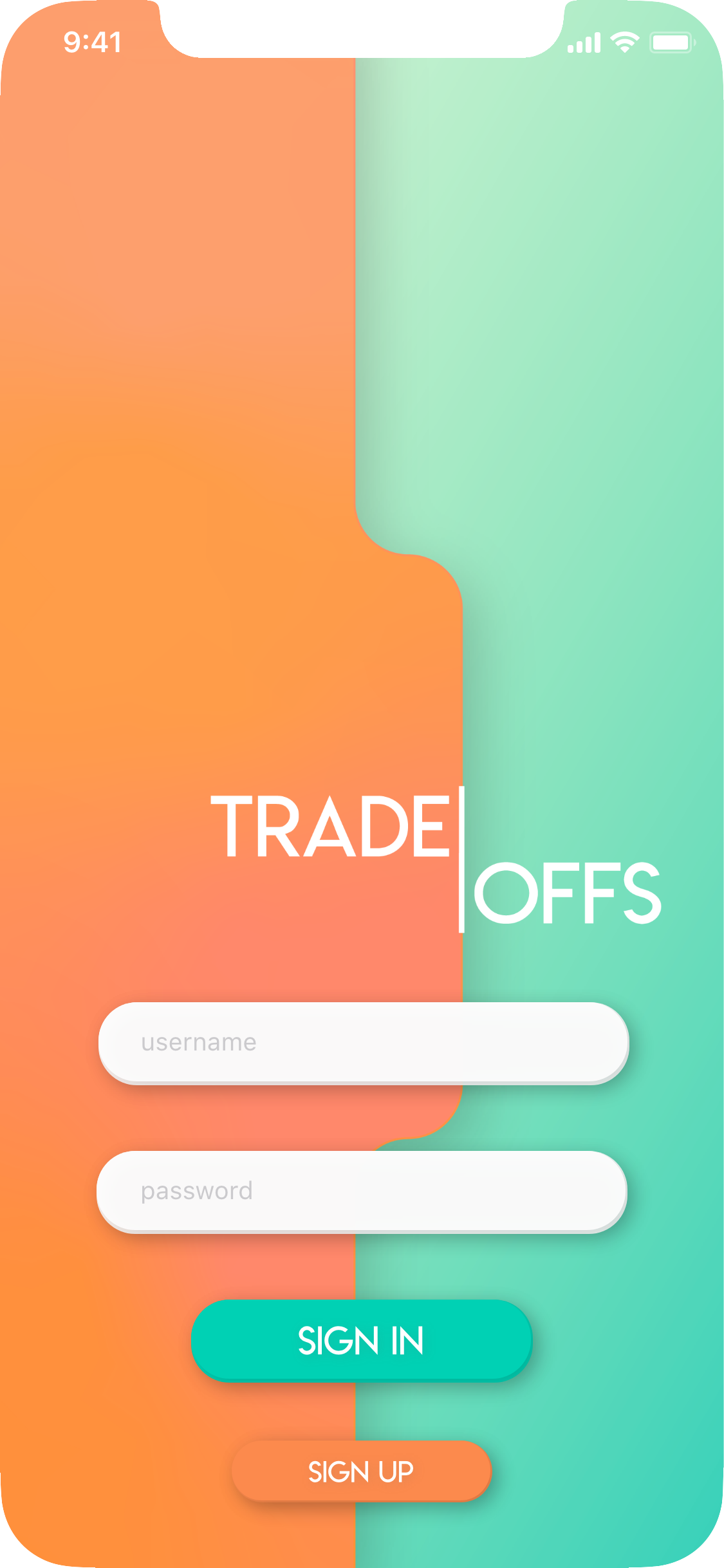 Trade Off Sign