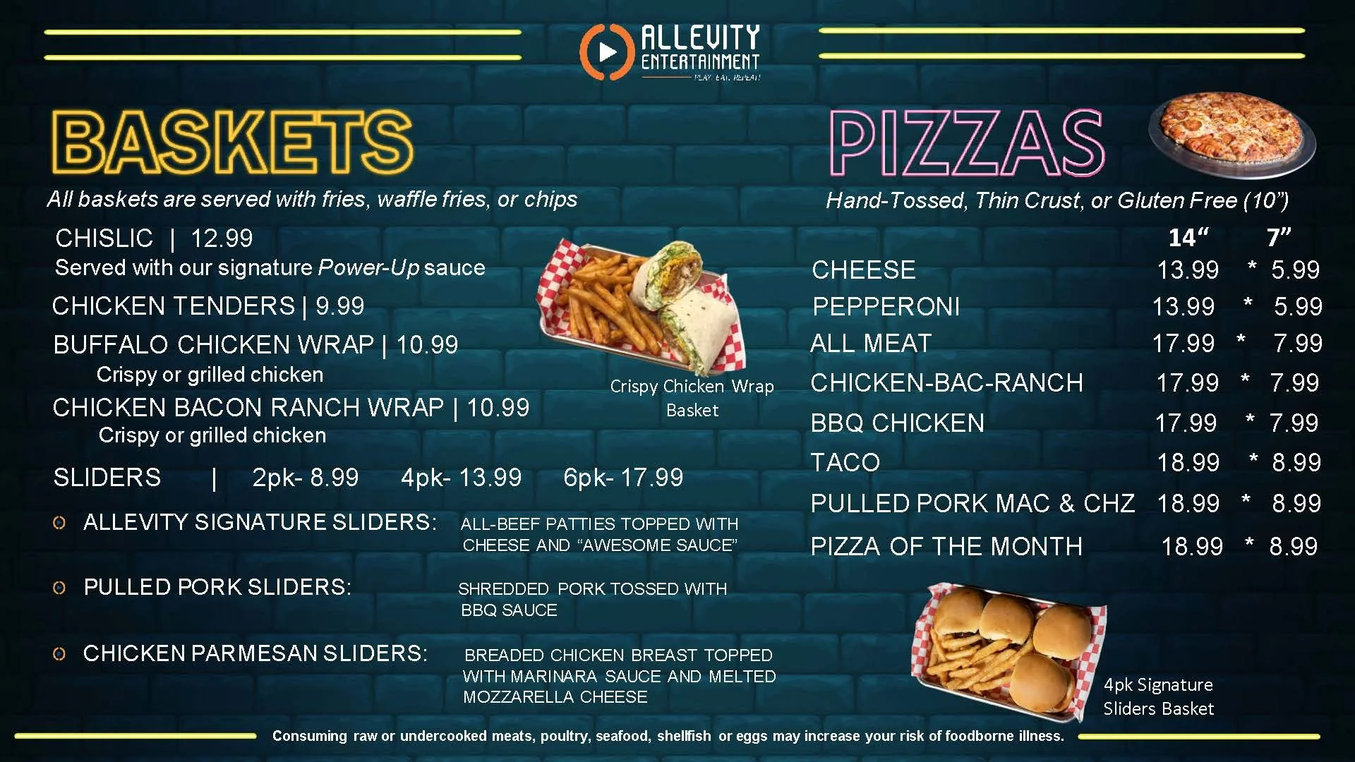 Eat & Drink — Allevity Entertainment