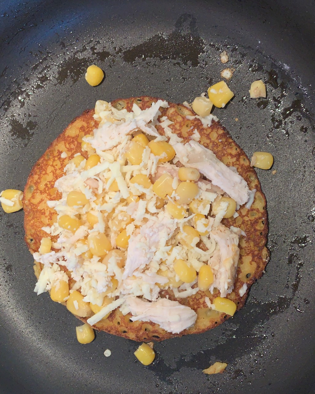 Cachapas rellenas de pollo, queso y maiz — The Building Mom