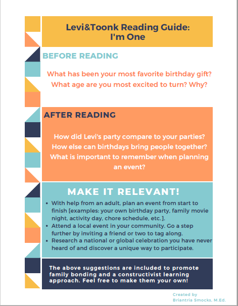 Reading Guide: I'm One — Levi&Toonk