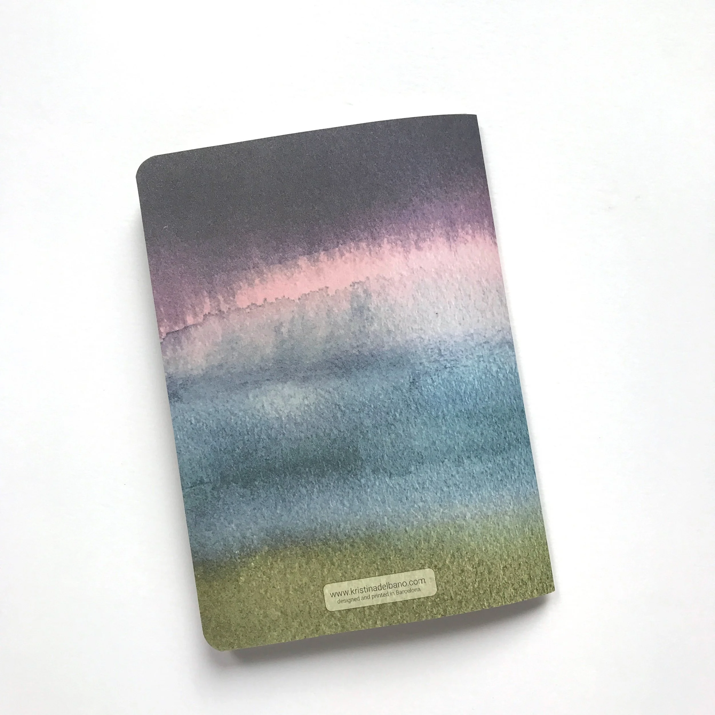 Printed A5 notebook — KRISTINA DEL BANO