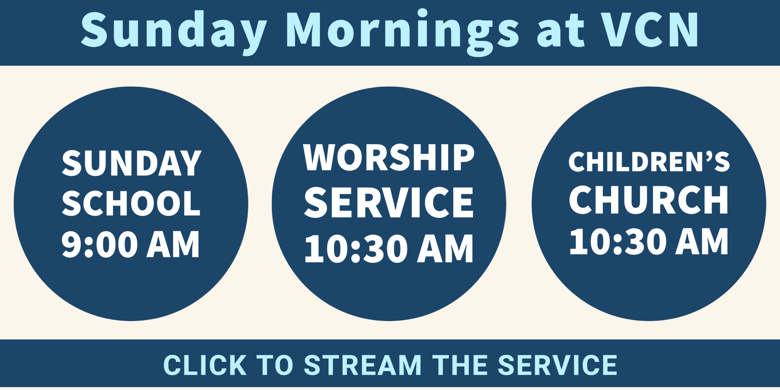Service Times — Venice Church of the Nazarene