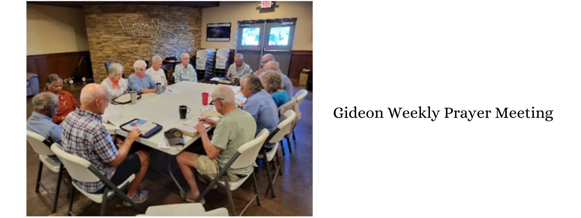 Gideons: Reaching out in Faith — Venice Church of the Nazarene