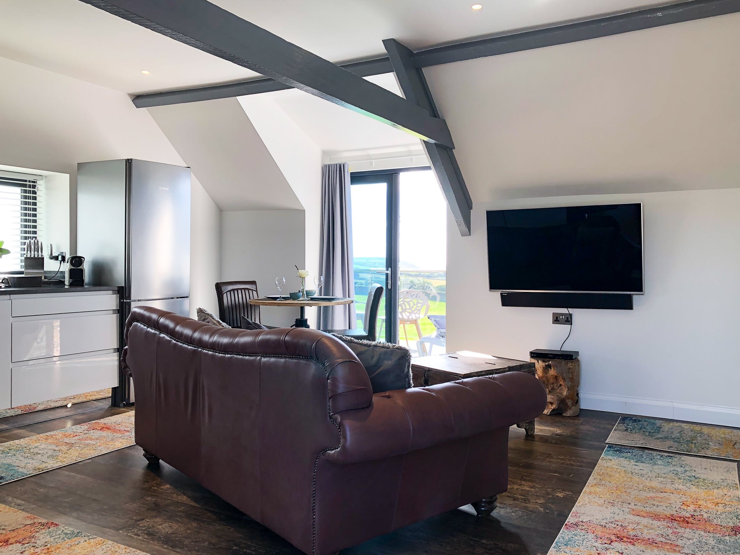 Skyfall - luxury apartment Cornwall with steam room, sea views and spa ...