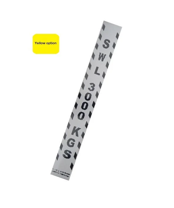 Safe Working Load SWL Stickers — MGS Products Ltd