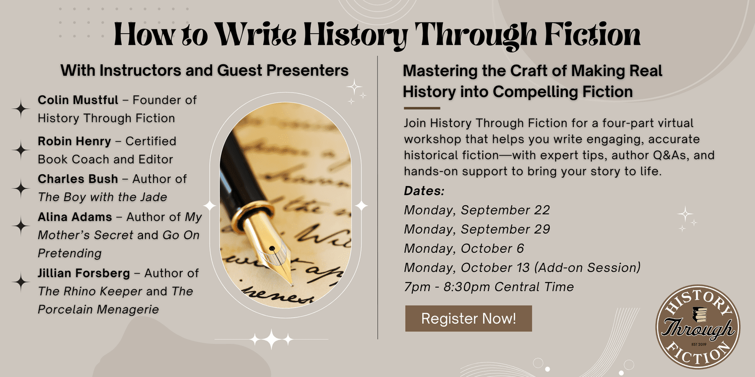 Events | Join Our Historical Fiction Events — History Through Fiction