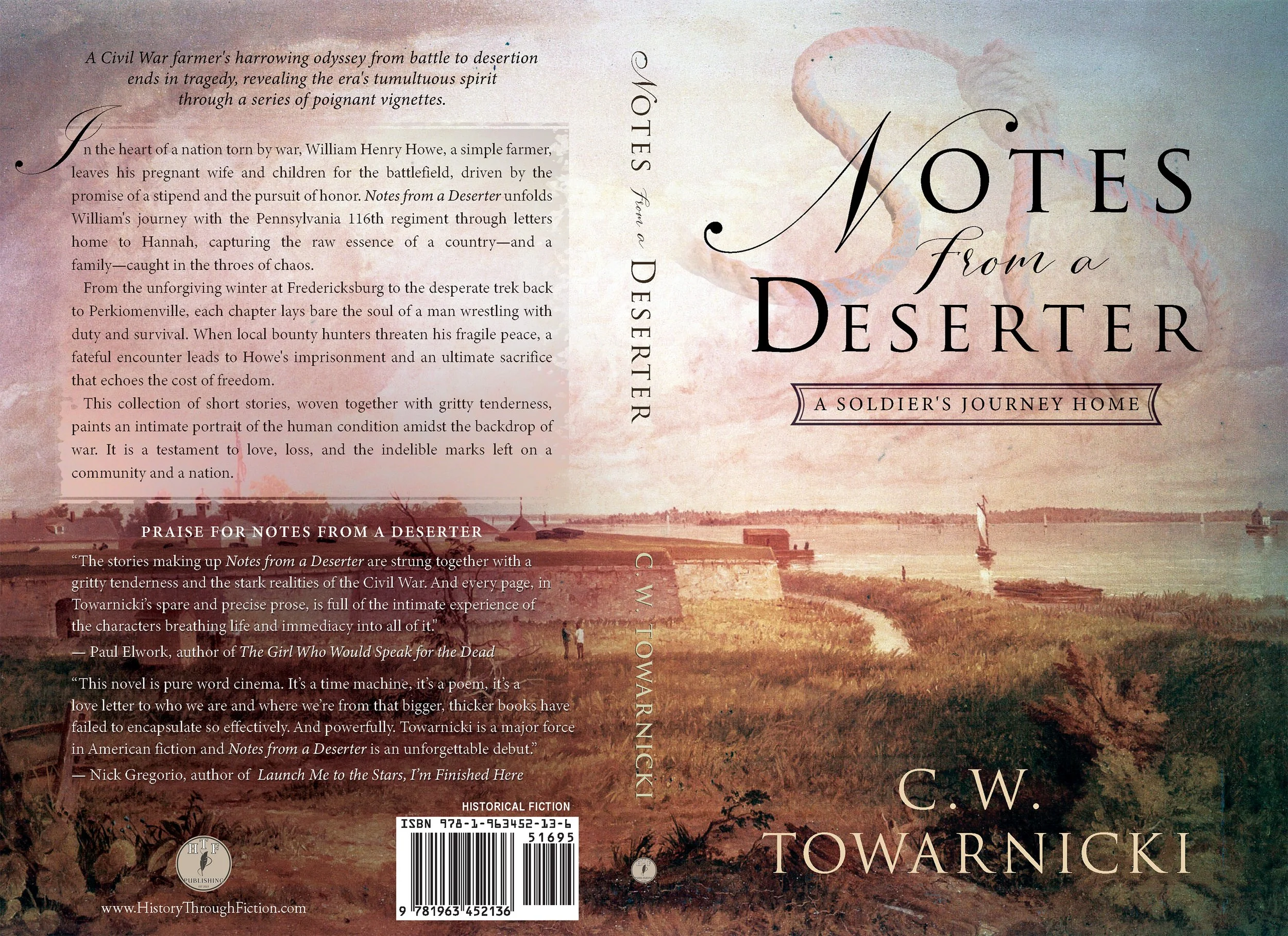 Cover Reveal! Notes from a Deserter by C.W. Towarnicki — History ...
