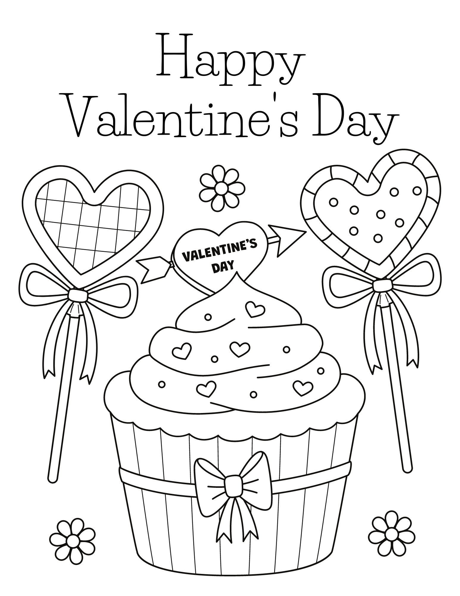 Cute FREE Valentine's Day Coloring Pages for Kids — xoxoerinsmith.com