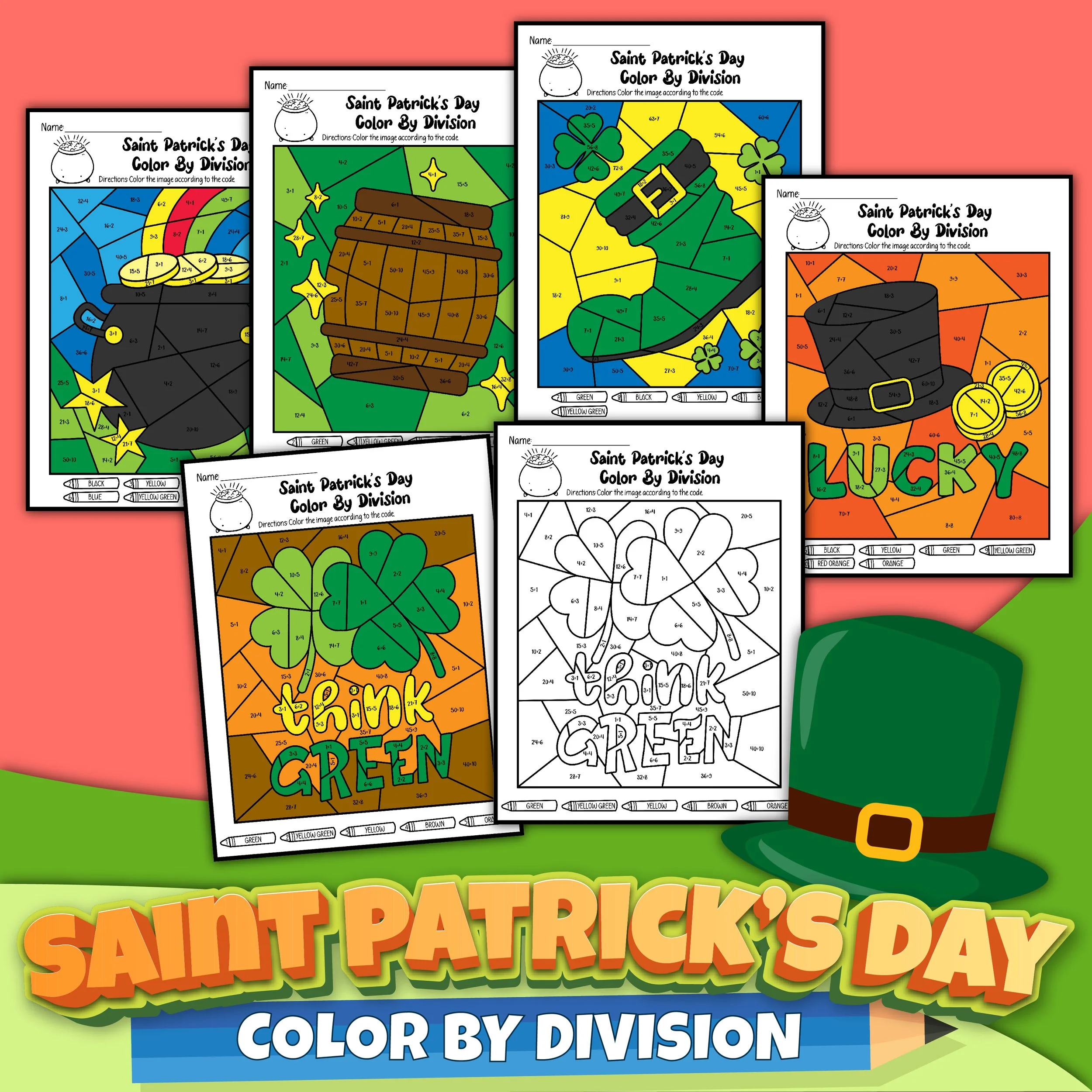 8 FREE St. Patrick's Day Coloring Printables — xoxoerinsmith.com