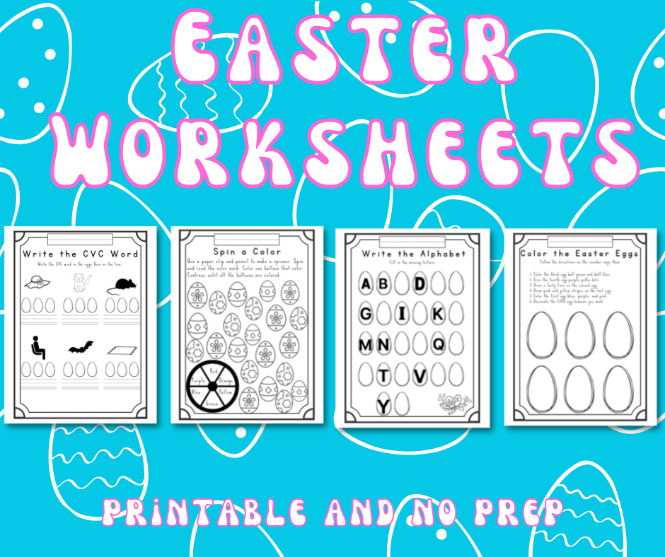 FREE Easter Alphabet Worksheets — xoxoerinsmith.com