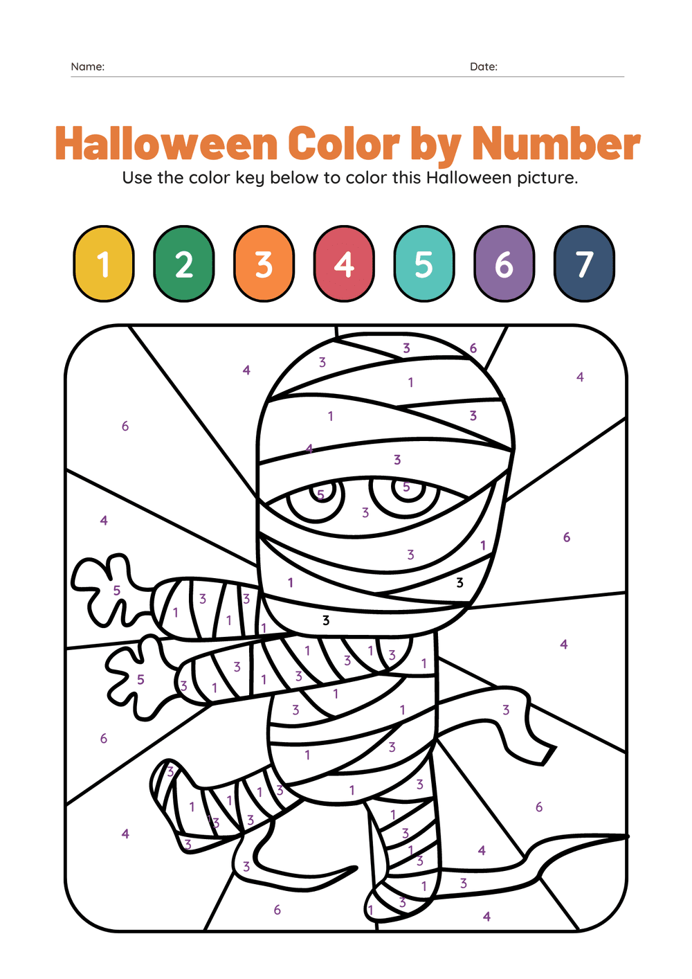 Halloween Printable Activities