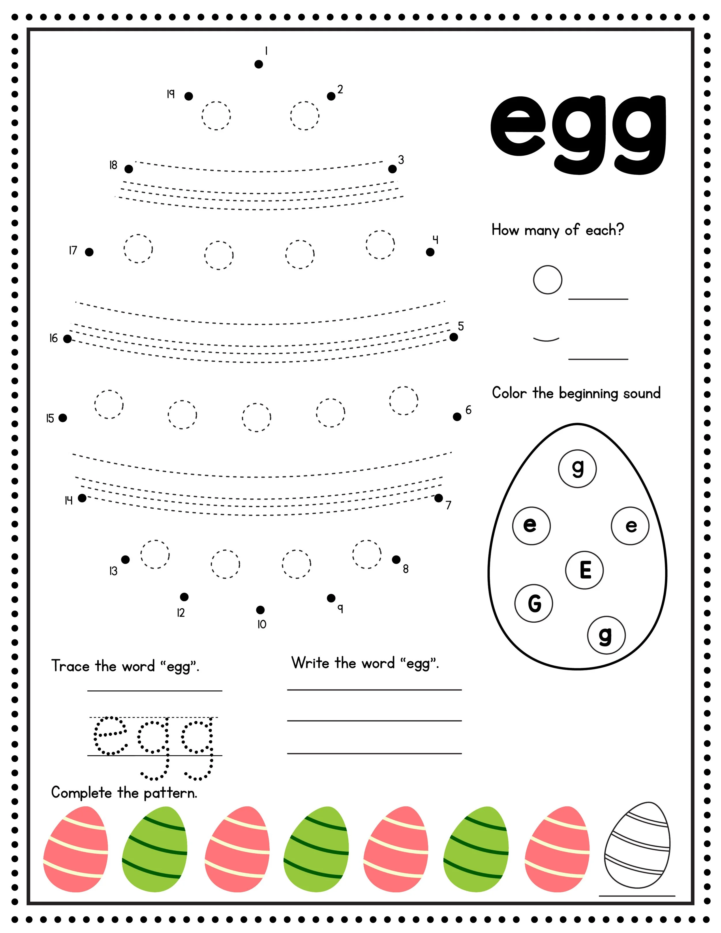 FREE Easter Activity Pages And Printables For Kids Xoxoerinsmith