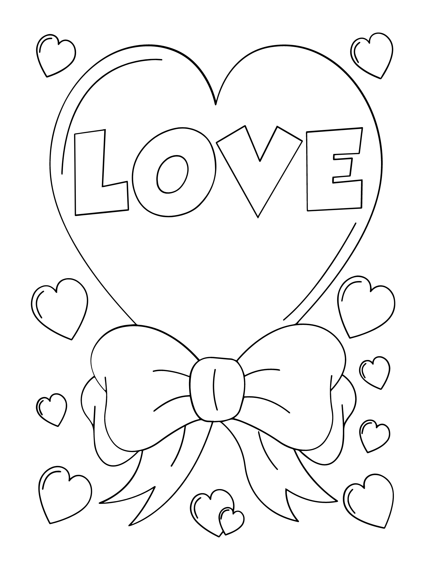 Cute FREE Valentine's Day Coloring Pages for Kids — xoxoerinsmith.com