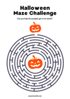 Printable Halloween Maze Printable Worksheets for Kids — xoxoerinsmith.com