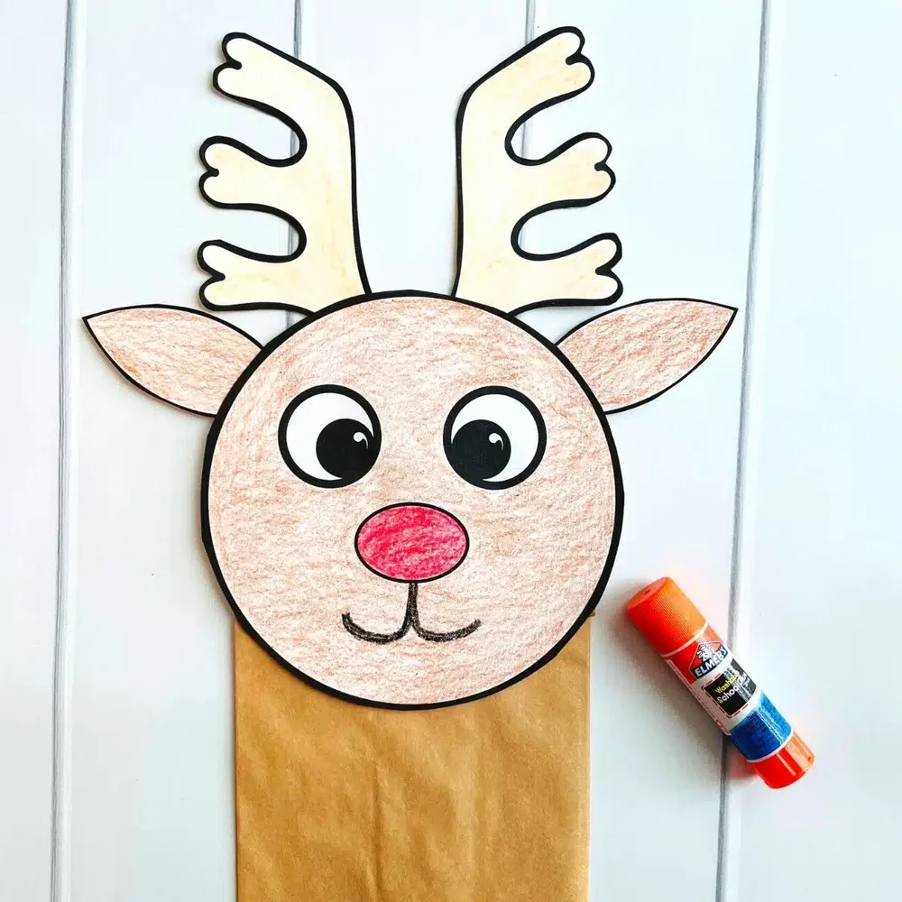 Easy Festive Reindeer Christmas Crafts for Kids and Toddlers ...