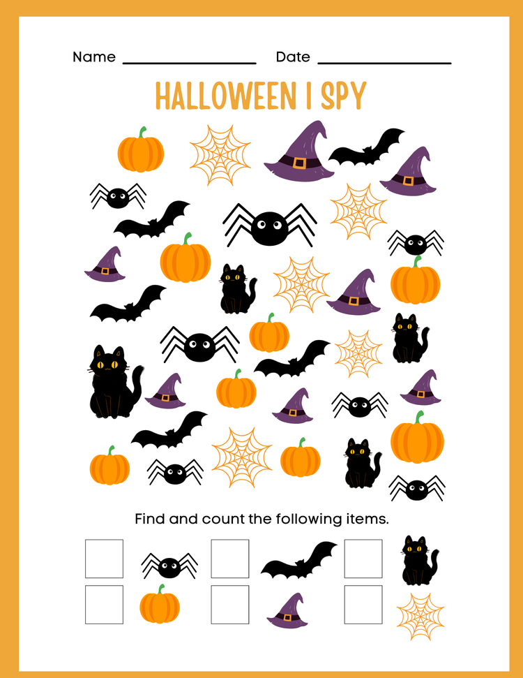 FREE Halloween I Spy Printable Worksheets for Kids — xoxoerinsmith.com