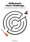 Printable Halloween Maze Printable Worksheets for Kids — xoxoerinsmith.com