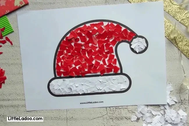 Simple Christmas Cute Santa Crafts for Toddlers and Kids ...