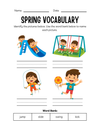10 Spring Vocabulary Worksheet Printables — xoxoerinsmith.com