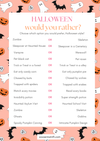 Halloween Would You Rather Questions Free Printable Kids ...