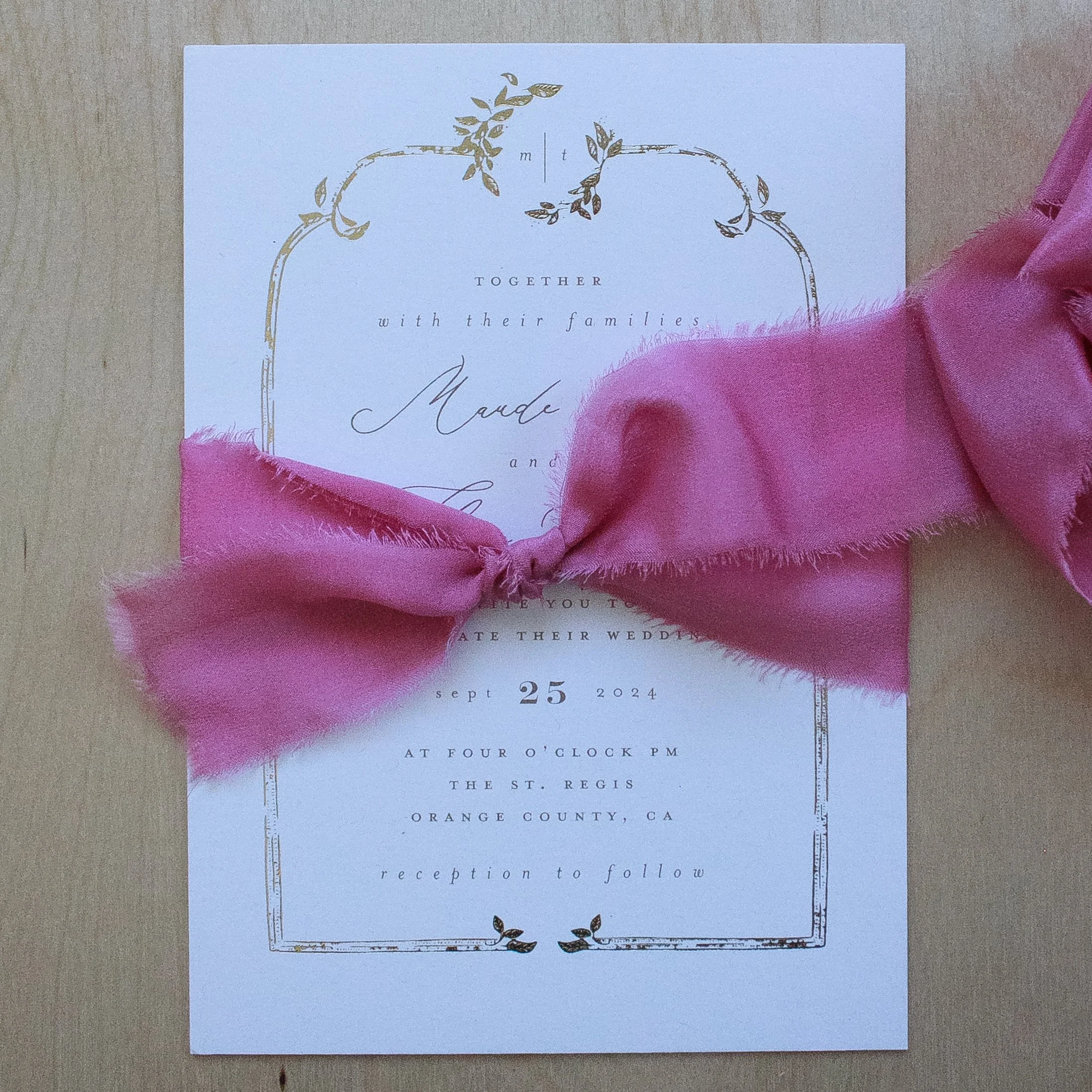 Silk Ribbon - Spring Pink // 4 yards — Clover & Lamb