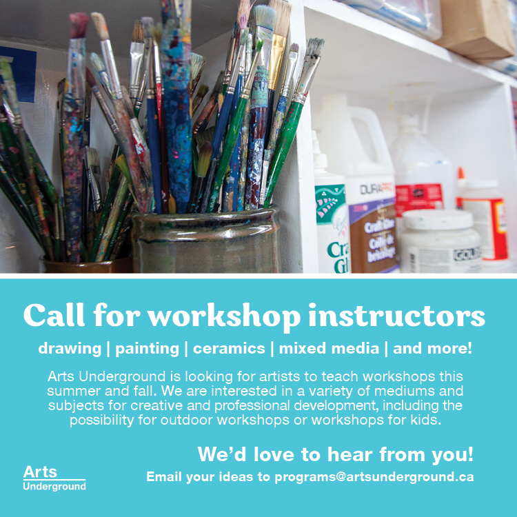 Apply to be an Instructor — Arts Underground