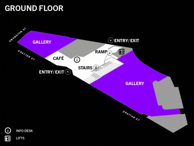 info panel wayfinding — Science Gallery Melbourne