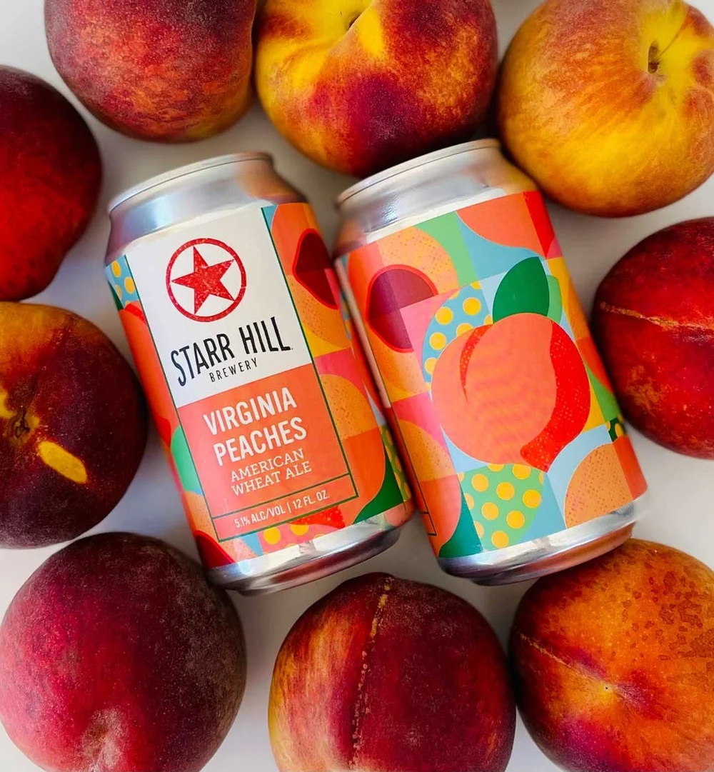 Virginia Peaches American Wheat Ale — Starr Hill Brewery