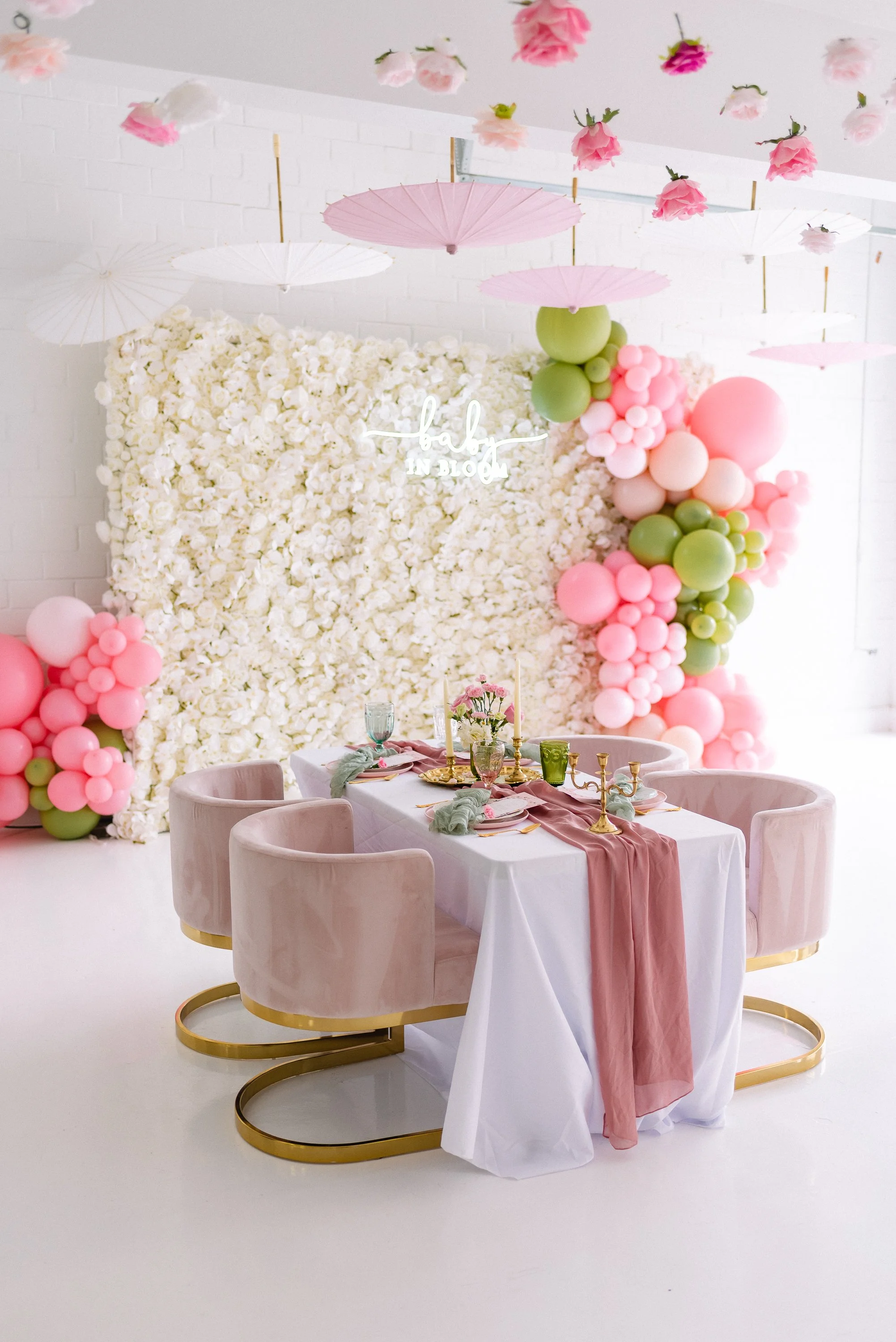 Houston Flower walls rentals for for Wedding,Quinceanera,Baby or Bridal ...