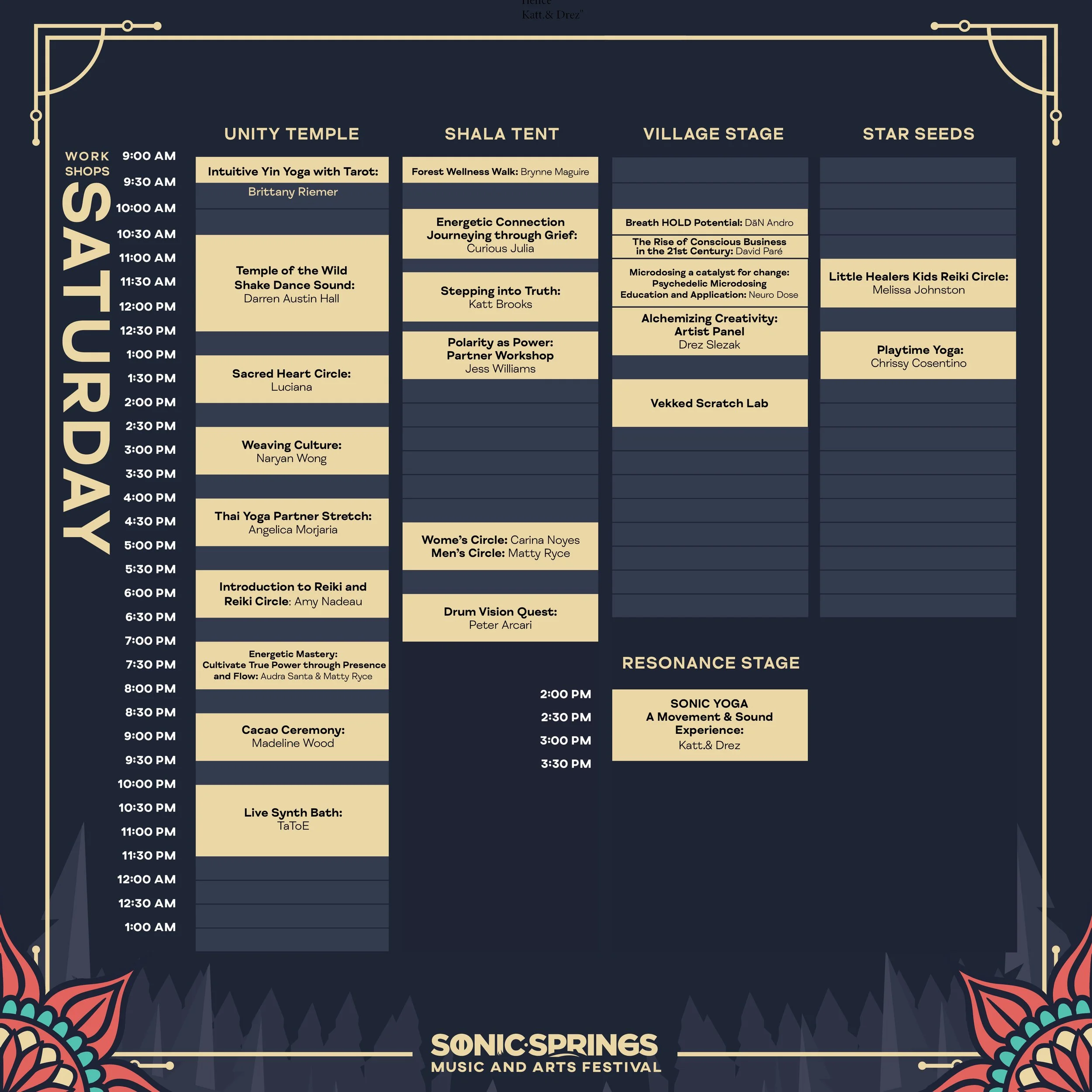 Terms & Conditions — Sonic Springs Music & Arts Festival